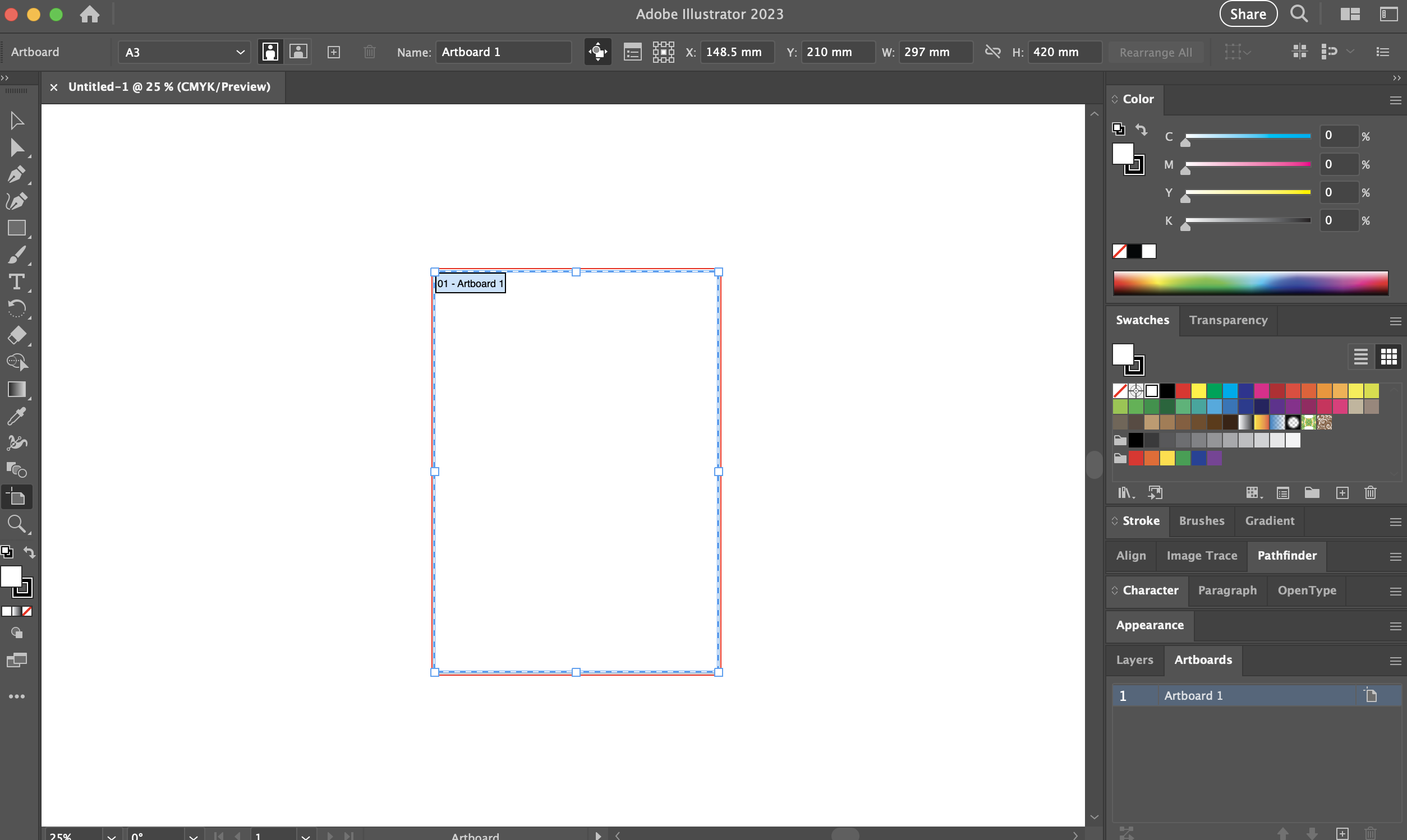 Solved: Canvas turns white after clicking 'Artboard' butto... - Adobe Product Community - 13784705